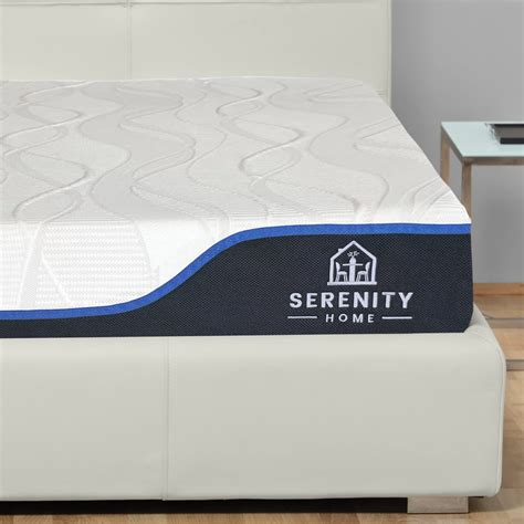 Serenity Home 14 Full Memory Foam Mattress Cooling Gel Breathable Bed