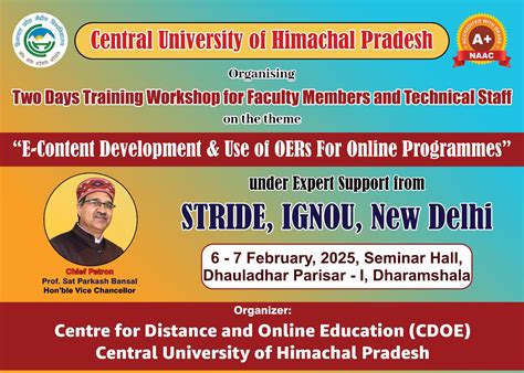 About Cdoe Central University Of Himachal Pradesh