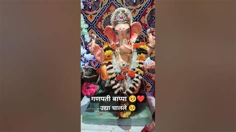 बाप्पा चालले गावाला🥺 ️ गणपती कोकण Shorts Youtube