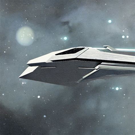 Stabilityai Stable Diffusion A Sleek Scifi Spaceship Inspired By