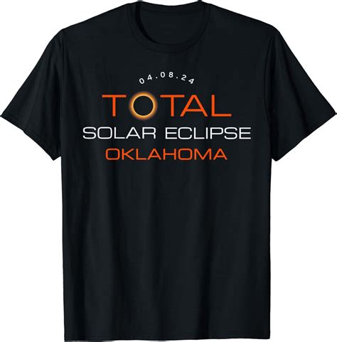 Total Solar Eclipse 2024 Totality Oklahoma Matching T Shirt Walmart