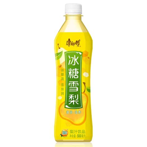 Kang Shi Fu Crystal Sugar Snow Pear Drink 500ml 康师傅冰糖雪梨饮品 500ml