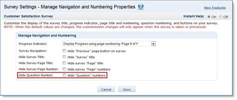 Hide Question Numbers SurveyMethods