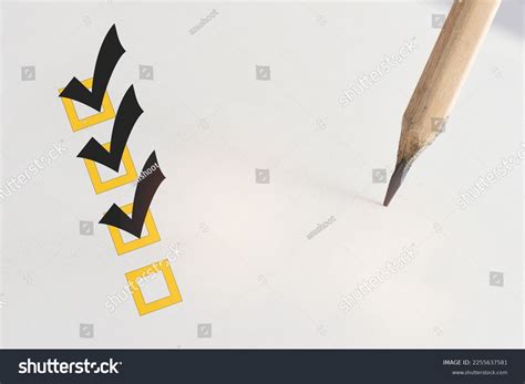 Check List Box Check Mark On Stock Photo Shutterstock