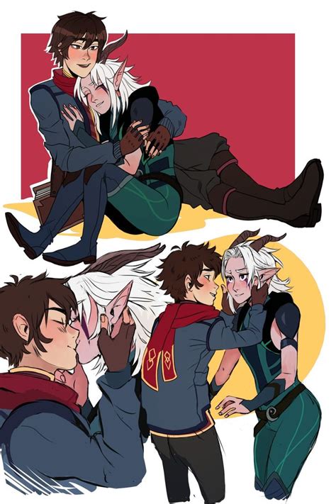 The Dragon Prince Callum And Rayla Мультфильмы Комиксы Эскизы