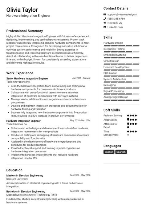 10 Embedded Software Engineer Resume Examples And Templates For 2024