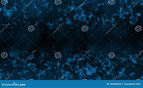 Royal Blue Plexus Abstract Digital Connection Moving Dots And Lines