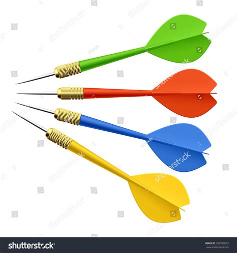 Set Darts Vector Stock Vector Royalty Free Shutterstock