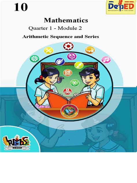 math 10 week 2 arithmetic sequence and series pdf mean learning