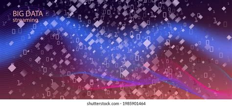 Binary Code Vector Background Blue Pink Stock Vector Royalty Free 2066875487 Shutterstock