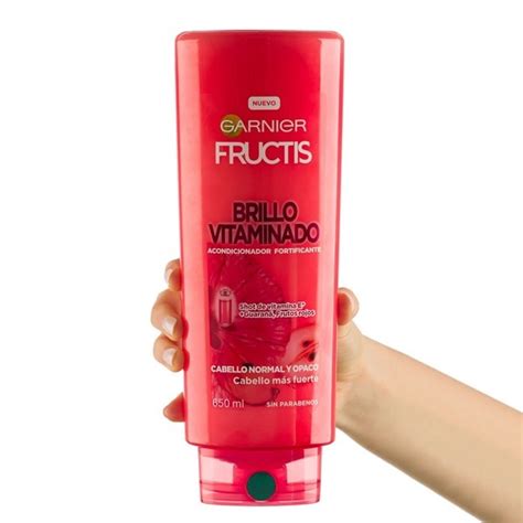 Acondicionador Brillo Vitaminado 650 Ml Fructis Cuidado Capilar