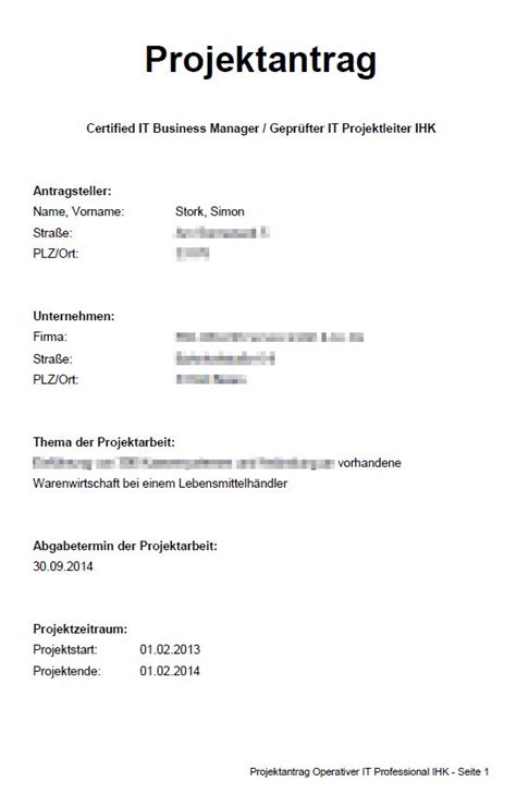 It Business Manager Projektantrag ~ Operative Professional Ihk Blog