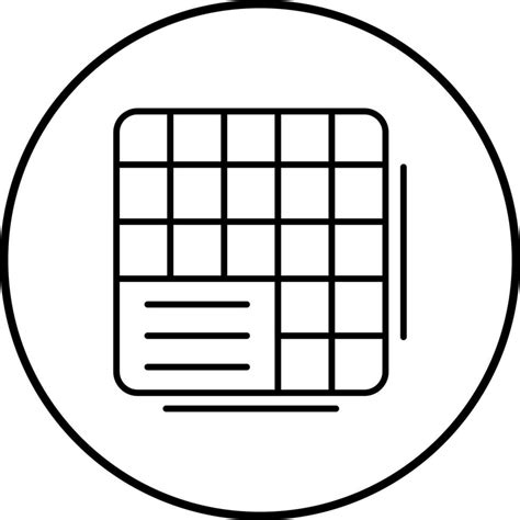Table Data Vector Icon 20684239 Vector Art At Vecteezy