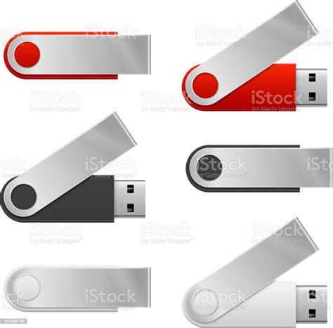 Usb 플래시 드라이브 Usb 케이블에 대한 스톡 벡터 아트 및 기타 이미지 Usb 케이블 금속 금속의 Istock