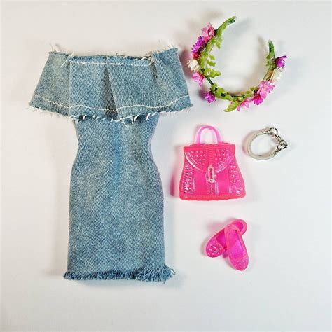 Barbie Clothes Handmade Roupinhas Feitas á Mão Para Barbie Vestido