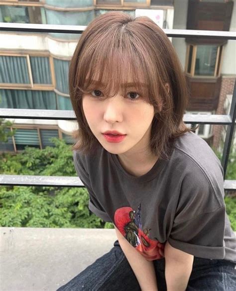 웬디단발머리 중단발허쉬컷 볼륨매직 씨컬펌 구월동미용실 네이버 블로그