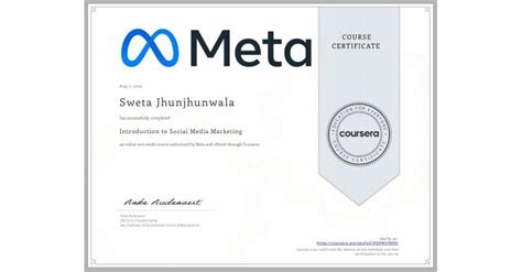 Sweta Jhunjhunwala On Linkedin Completion Certificate For Introduction