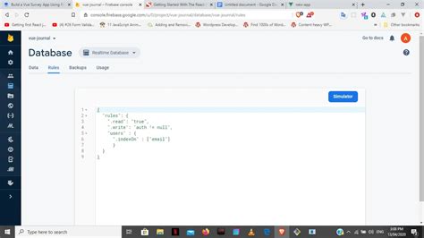 Cara Membangun Aplikasi Vue Survey Menggunakan Firebase Authentication Crudpro