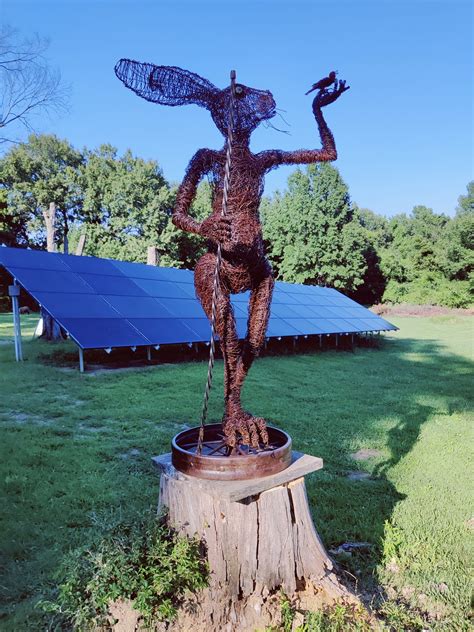 Milo Bunny Sculpture Sept 25 2022 Milo Farm