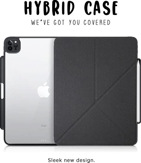 Khomo Case For Ipad Pro Inch Rd Gen Horizontal And Vertical Stand Slim Dual Hybrid