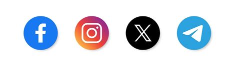 Facebook Twitter Instagram Logo Png Threads Tiktok Instagram Facebook