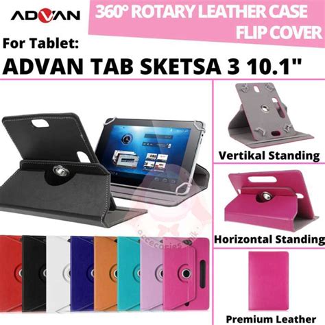 Jual Advan Tab Sketsa 3 10 1 Inch 2023 Rotary Case Leather Casing Di