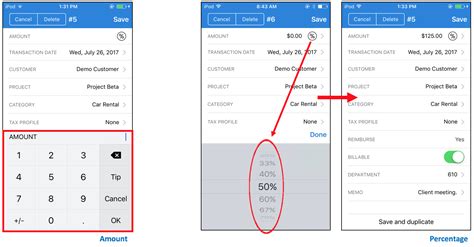 Creating A Split Expense Item On The Mobile Application Nexonia