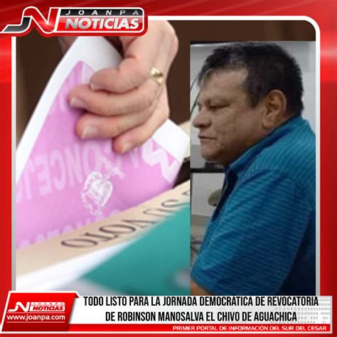 Todo Listo Para La Jornada Democrática De Revocatoria Del Mandato Del