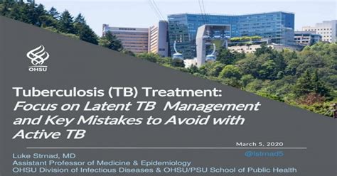 Pdf Tuberculosis Tb Treatment Focus On Latent Tb Management