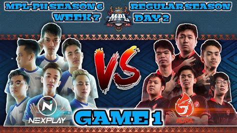 NXP SOLID VS AURA PH GAME 1 FULL GAME MPL PH SEASON 6 REGULAR