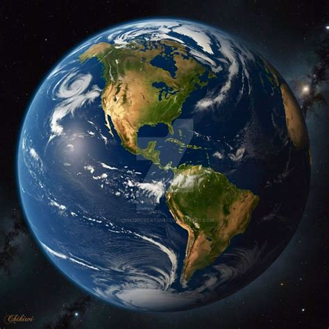 Earth Day 2024 Blue Marble By Chikiwicreations On Deviantart