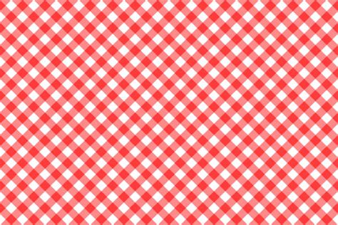 Red White Plaid Fabric Linen Red Checkered Texture Backgrounds