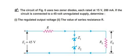 Answered Q° The Circuit Of Fig 6 Uses Two Bartleby