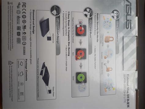 Asus DVDR RW USB SDRW D S U LITE Black External Оптич привод грн Комплектующие