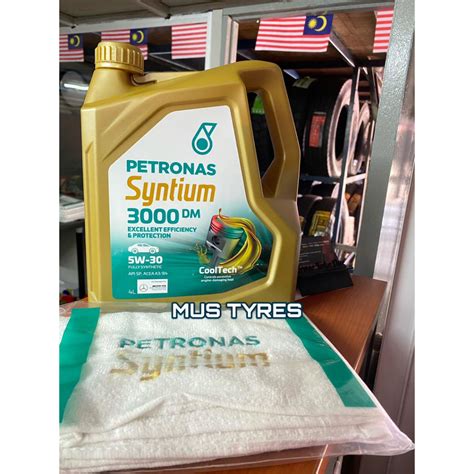 PETRONAS SYNTIUM 3000 DM 5W30 4L (FULLY SYNTHETIC) | Shopee Malaysia
