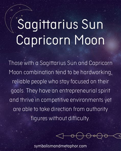 Sagittarius Sun Capricorn Moon Personality Traits