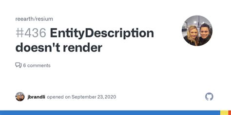 entitydescription doesn t render · issue 436 · reearth resium · github