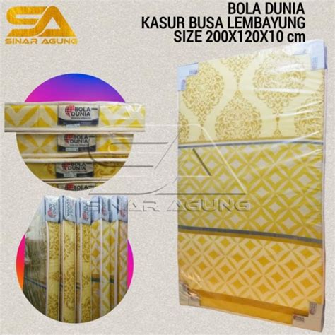 Jual Kasur Busa Bola Dunia Merk Bigfoam Tebal 10 Cm Shopee Indonesia
