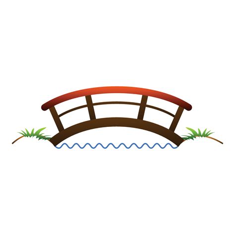 Small Bridge Icon Cartoon Style 14649497 Vector Art At Vecteezy
