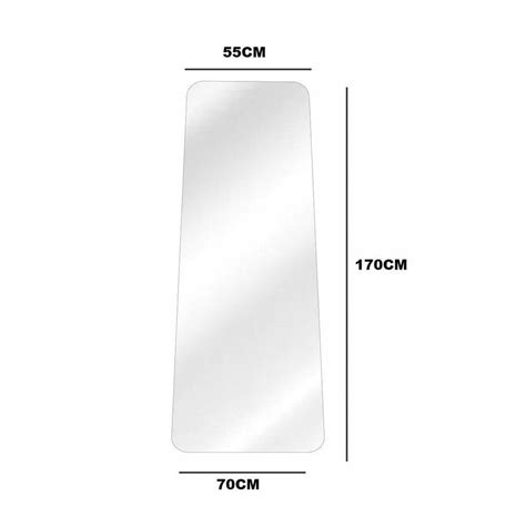 Espelho Retangular Grande 170 X 70 Corpo Inteiro Moderno Lapidado Com Suporte Em Promoção