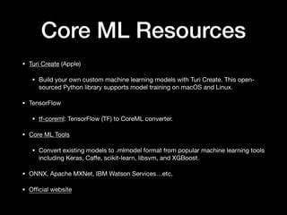 Introducing ios core ml | PDF
