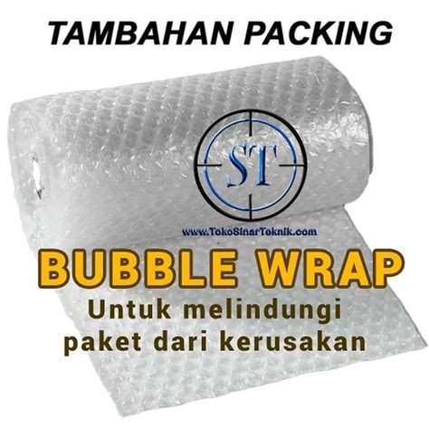 Jual Extra Packing Bubble Wrap Plastik Gelembung Untuk Tambahan