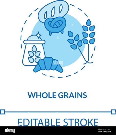 Whole Grains Concept Icon Stock Vector Image And Art Alamy