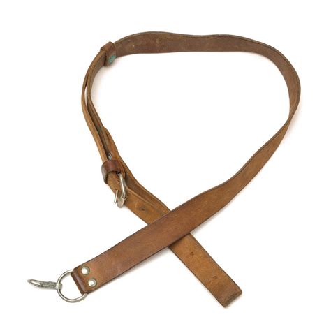 Ak 47 Hungarian Leather Sling Surplus Grade 2 Good To Very Good