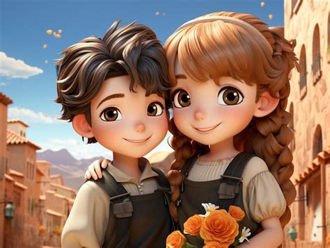 Couple Cartoon Image Wallpaper Hd 4k