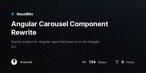 Angular Carousel Component Rewrite Stackblitz