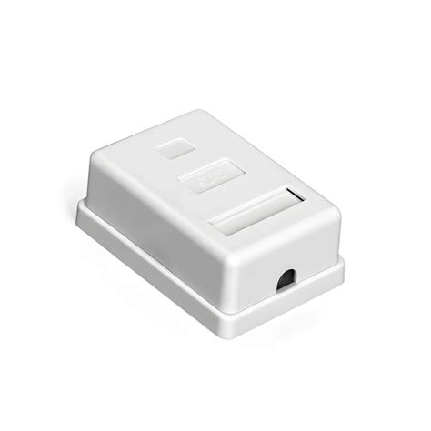 Cat6 Single Surface Mount Wall Box Geewiz