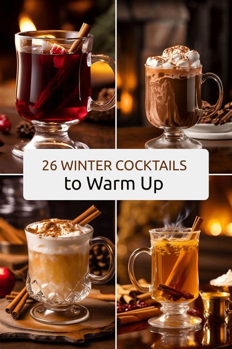 26 Winter Cocktails To Warm Up Winter Cocktails Bourbon Drinks