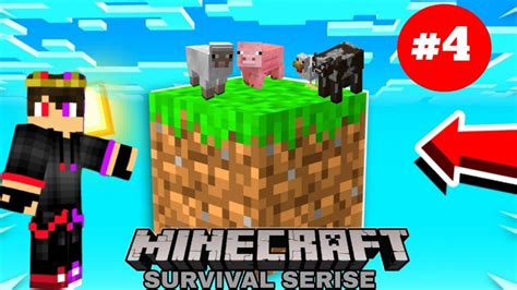 Minecraft One Block Survival Serisepart4 In Fier Gaming Youtube