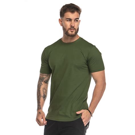 Camiseta Básica Lisa Masculina Manga Curta Algodão Fio Penteado Malha Premium a Melhor